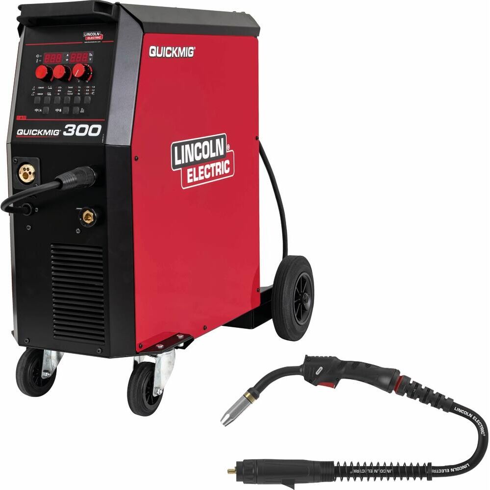 Poste à souder inverter MIG-MAG 400V QUICKMIG 300 - LINCOLN...