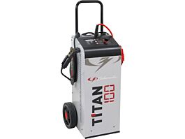 Chargeur démarreur SCHUMACHER sur roues 12/24V - TITAN 100 - 54076