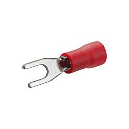 COSSE FOURCHE PRE-ISOLE Ø 3 MM ROUGE SACHET DE 10 - DEBFLEX...
