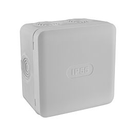 BOITE DE DERIVATION ETANCHE IP55 85X85/P50 GRIS - DEBFLEX