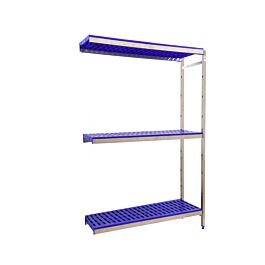 Rayonnage mobile bois-métal léger sans vis 2000x1260x500