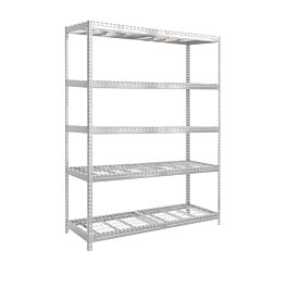 Étagère mobile charge moyenne 400kg - 2000x1800x600 - 5 ni...