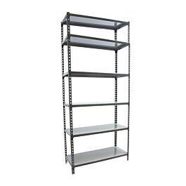 Rayonnage métallique léger sans vis 2500x900x300 - 6 niveaux Anthracite - SIMON RACK - 8425437098239