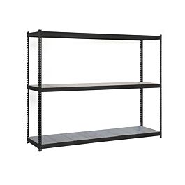 Étagère mobile charge moyenne 400kg - 1500x1200x450 - 3 niveaux Anthracite - SIMON RACK ...