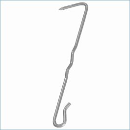 Crochet ardoise Inox 18/10 crosinus 12x2.7 pte 700 DIMOS - 760846