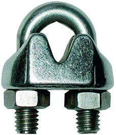 Serre-câble a étrier inox d.6 mm LEVAC - 5285C