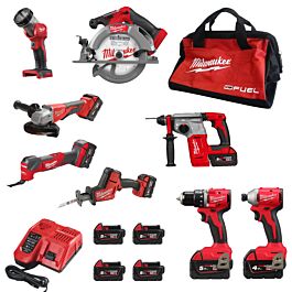 Powerpack 8 machines MILWAUKEE 18V FUEL M18 FPP8H-504B 49335...