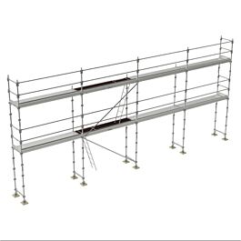 pack plinthes pour echafaudage ACIER fixe R200 PROGRESS BUDG...